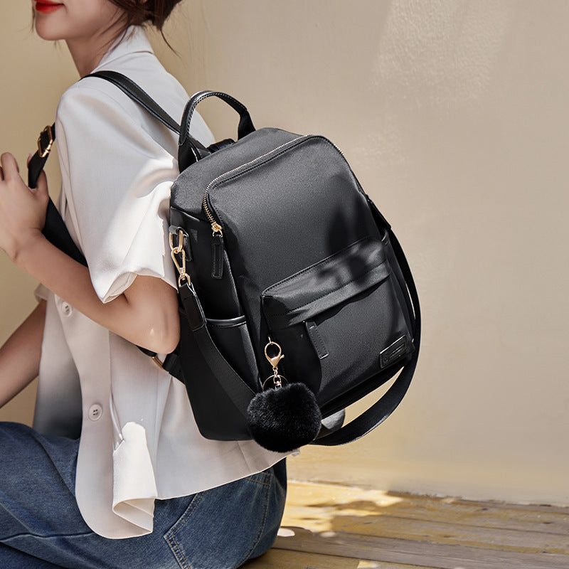 Women Minimalism Fashion Canvas Lightweight Backpack